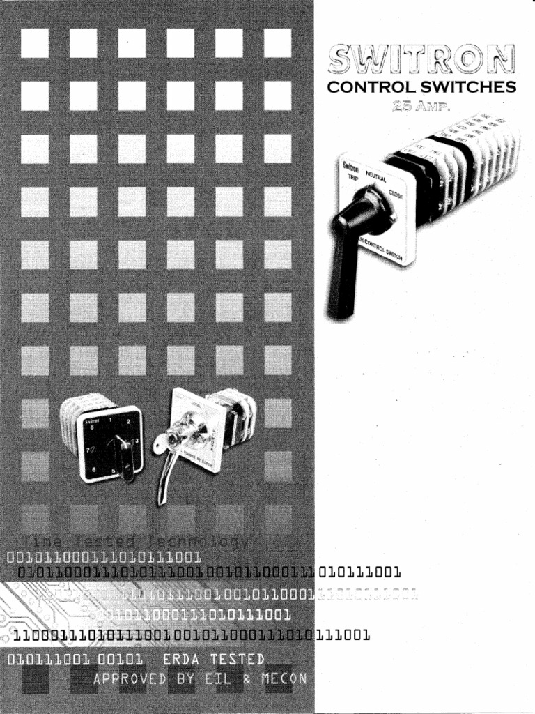Switron Control Switch Catalog | PDF