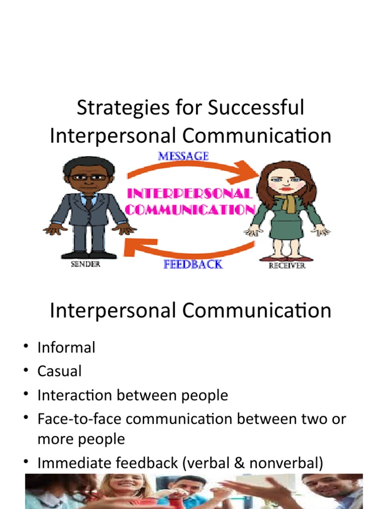 Strategies For Successful Interpersonal Communication | PDF | Interpersonal Communication ...