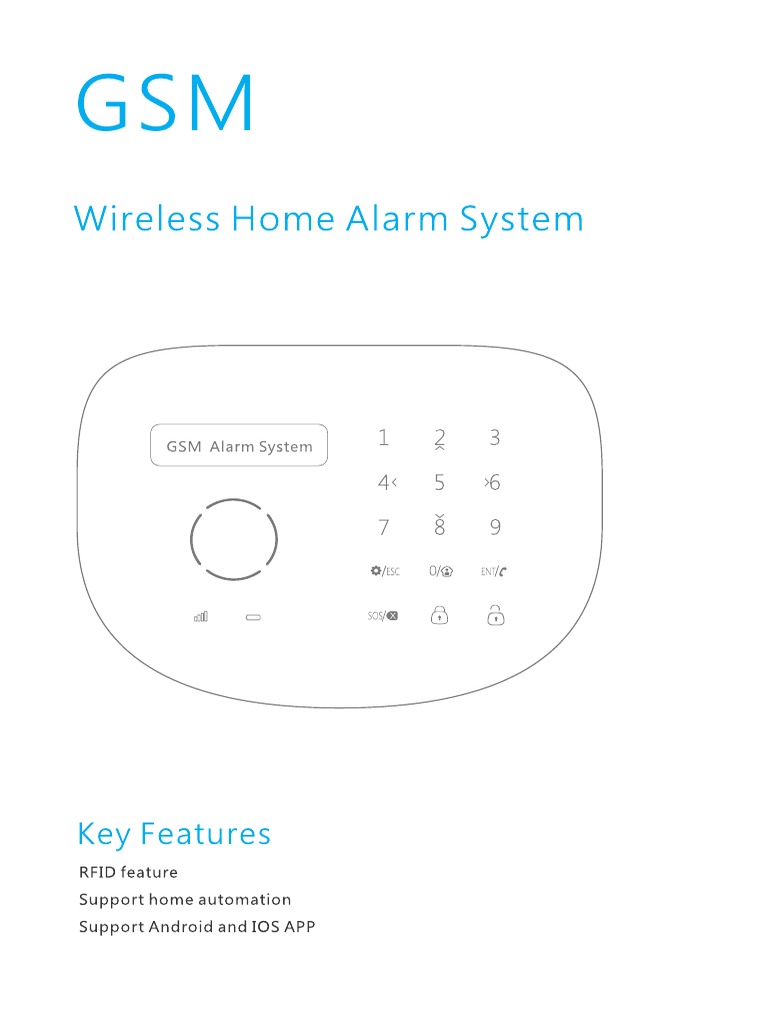 GS-S2G GSM Alarm System User Manual | PDF