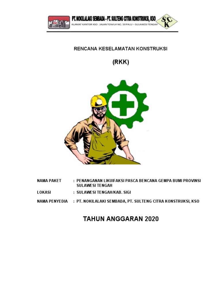 Rencana Keselamatan Konstruksi (RKK) | PDF