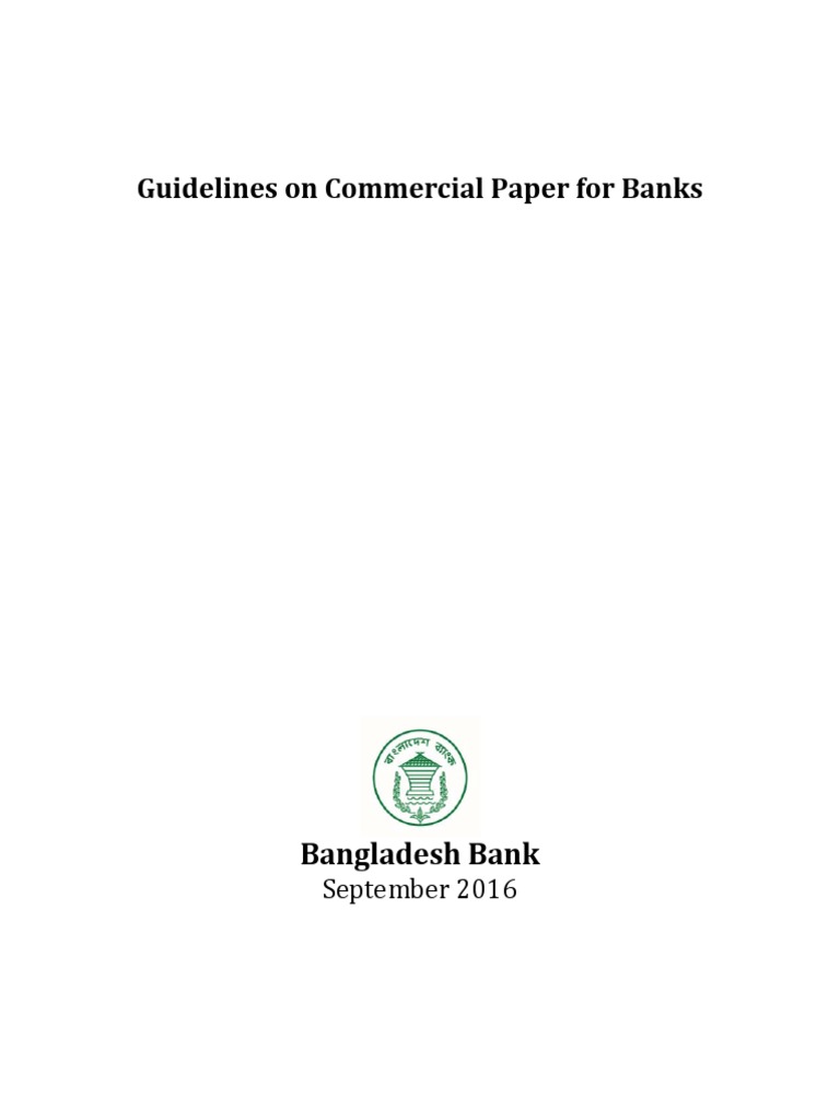 Commercial Paper Sep252016 - Guideline - CP - Banks | PDF | Commercial ...