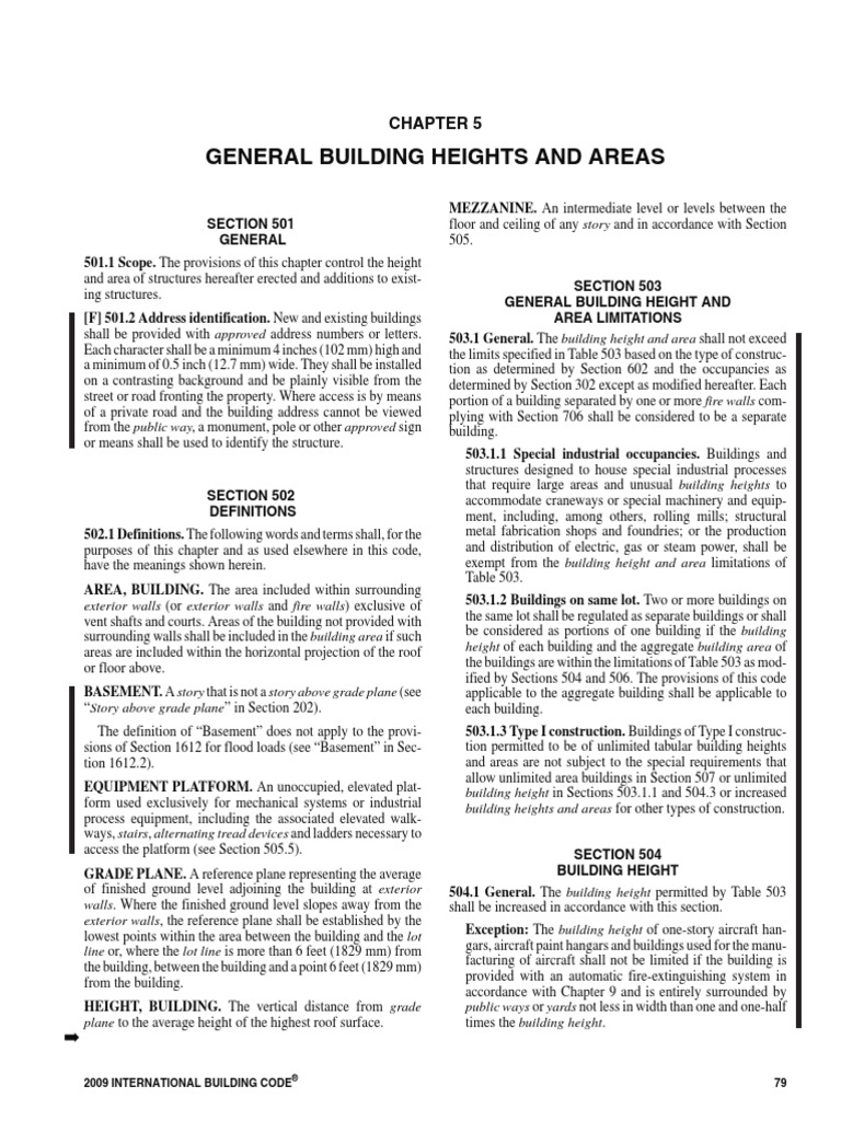 General Building Heights and Areas | PDF | Stairs | Fire Sprinkler System