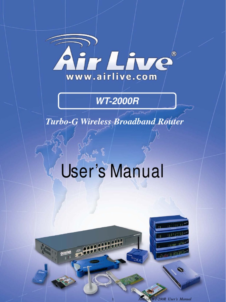 Airlive Router | PDF | Ip Address | Wireless Lan