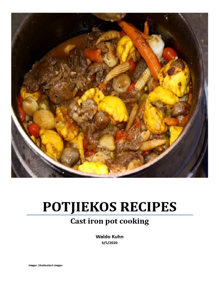 Potjiekos Recipes | PDF | Curry | Coriander