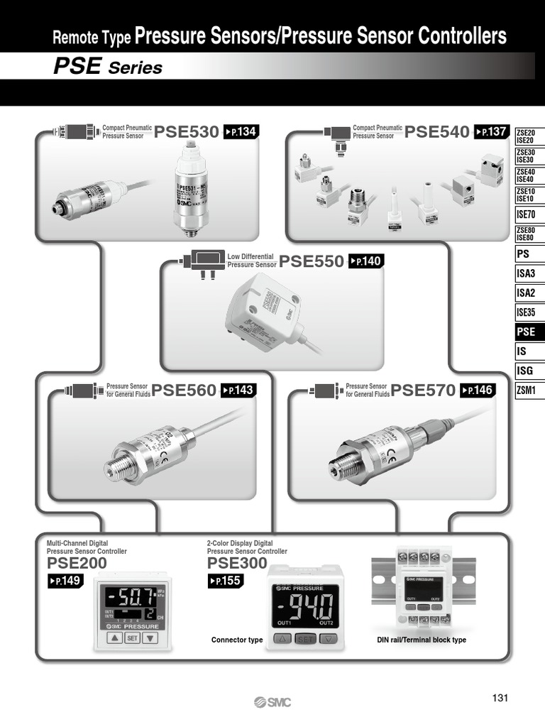 SMC Pressure Transducers | PDF | Power Supply | Insulator (Electricity)