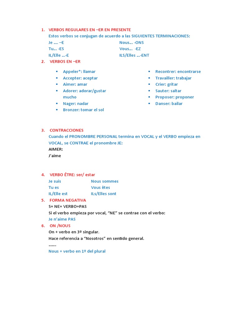 Francés Unité 3 | PDF