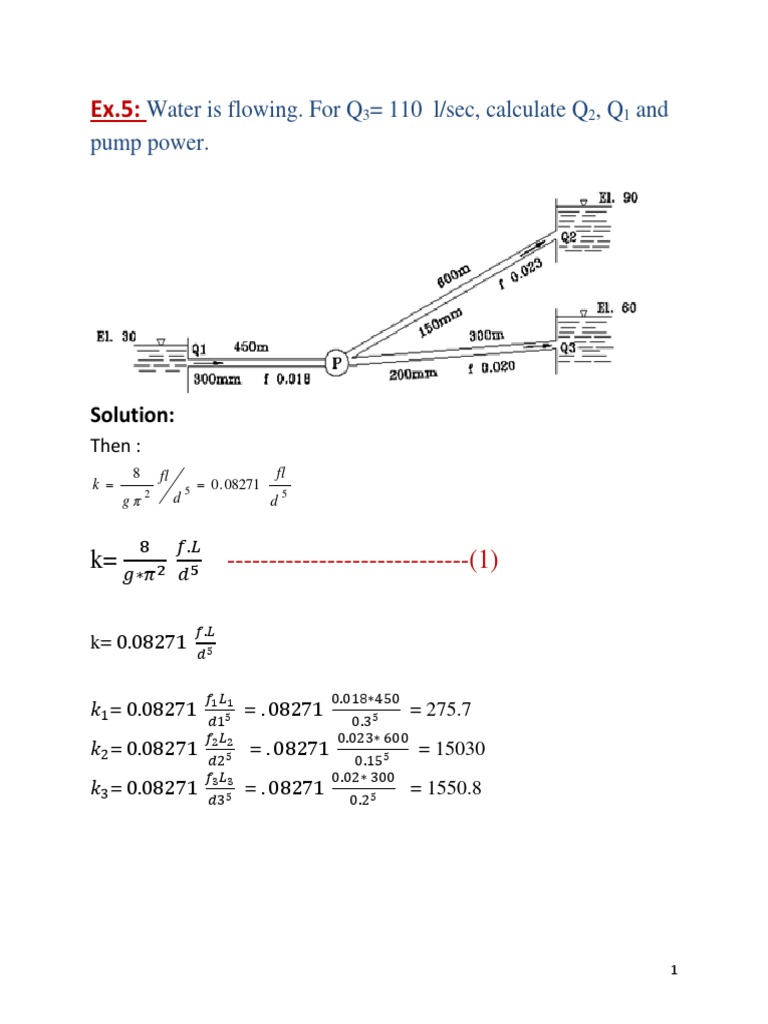 11 - Example 5 Multi Reservoirs | PDF | Science & Mathematics ...