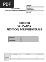 Process Validation Protocol | PDF | Verification And Validation ...