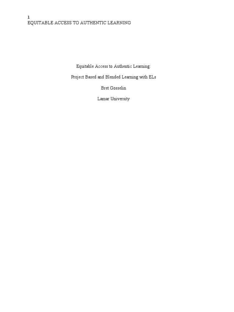 Literature Review-PBL and Blended Learning | PDF | Constructivism ...