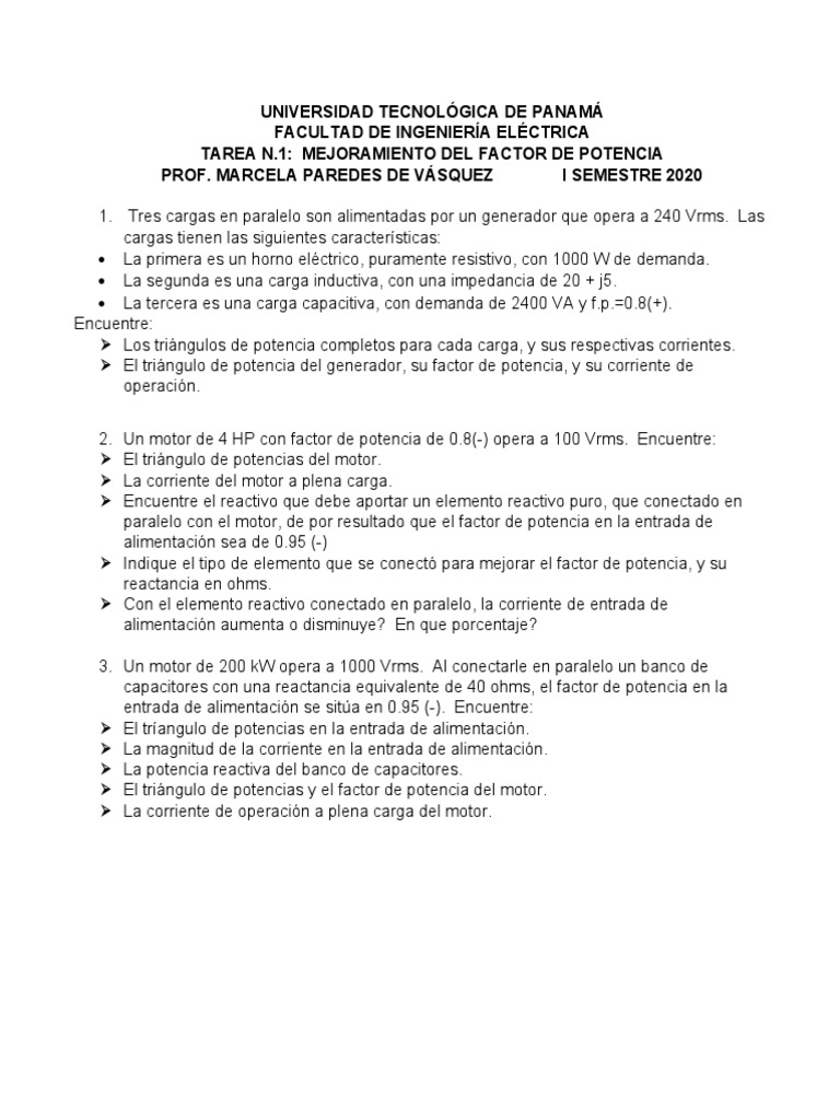 Tarea 1 Soluciónes Mejoramiento de FP | PDF