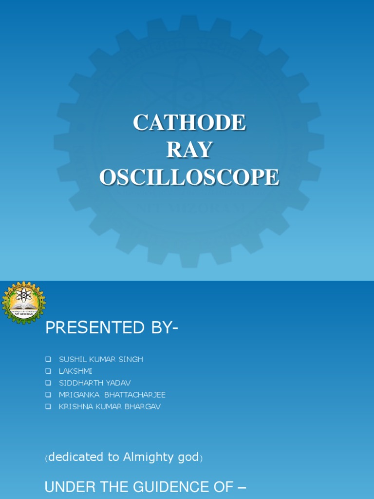 Overview of Cathode Ray Oscilloscope | PDF | Vacuum Tube | Amplifier