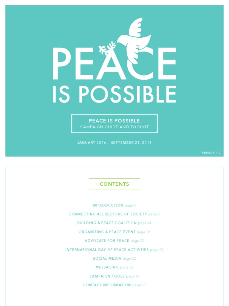 Building Bridges for Peace: A Guide to Connecting All Sectors of ...