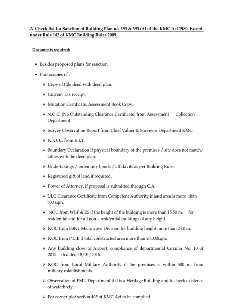 Sanction of Building Plan - 16 - 03 - 2016 | PDF | Government ...