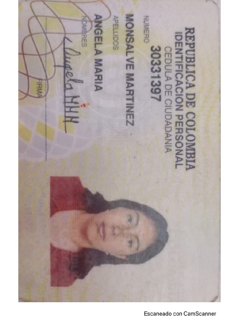 Cedula Doña Angela PDF | PDF