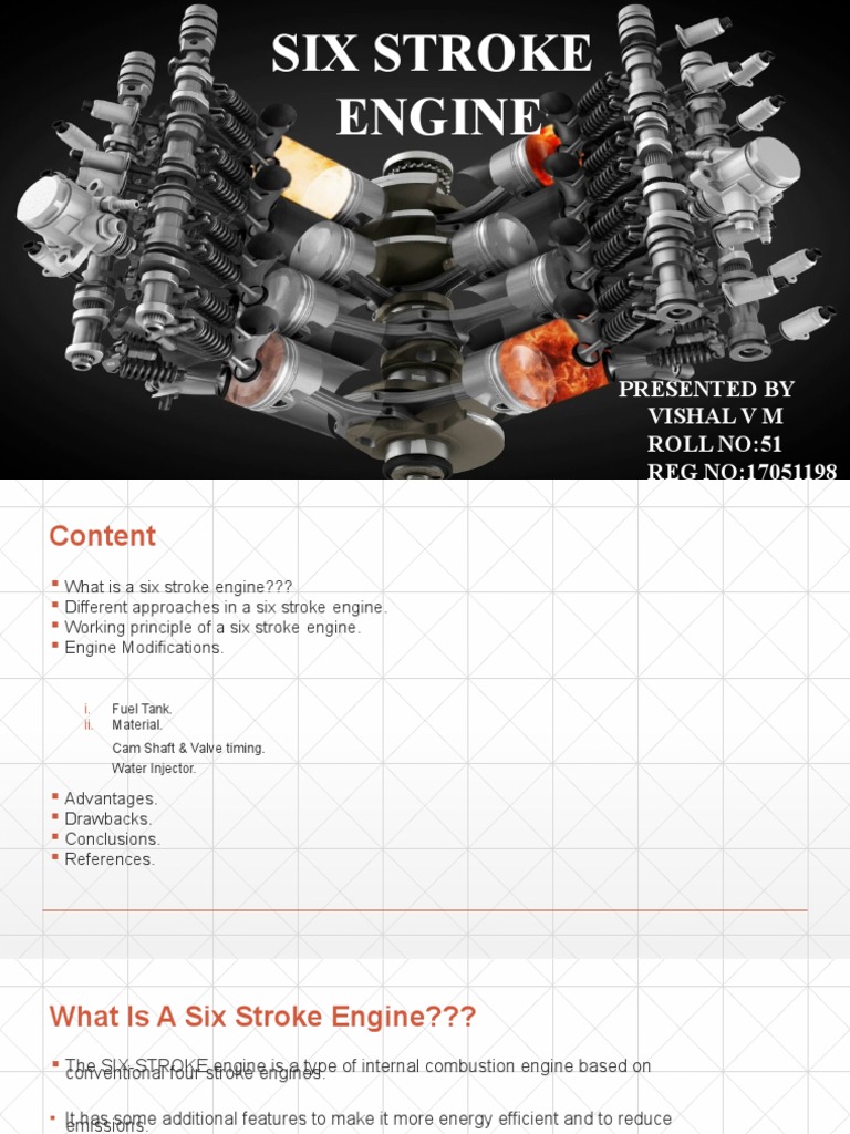 Six Stroke Engine Overview and Analysis | PDF | Internal Combustion ...