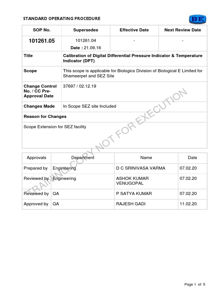 Calibrating Digital Differential Pressure and Temperature Indicators ...
