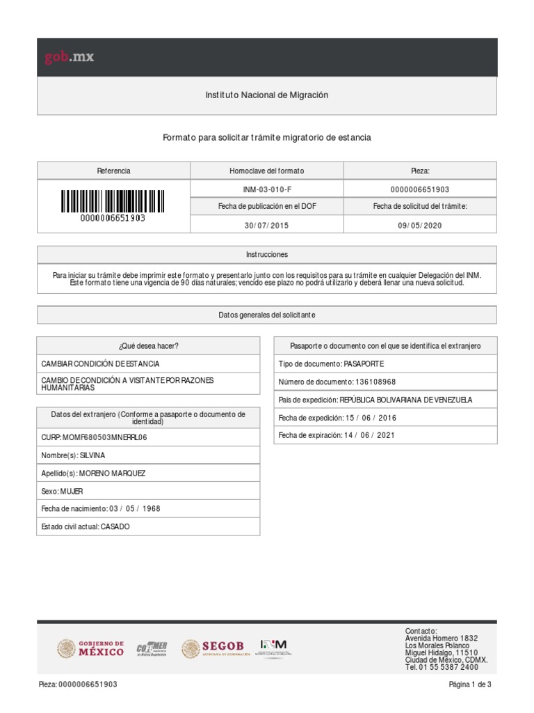 Inm PDF | PDF | Ciudad de México | México