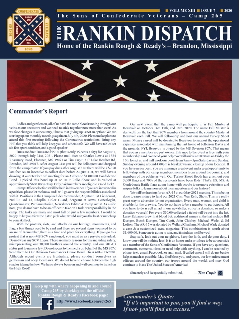 Rankin Dispatch: Home of The Rankin Rough & Ready's - Brandon ...