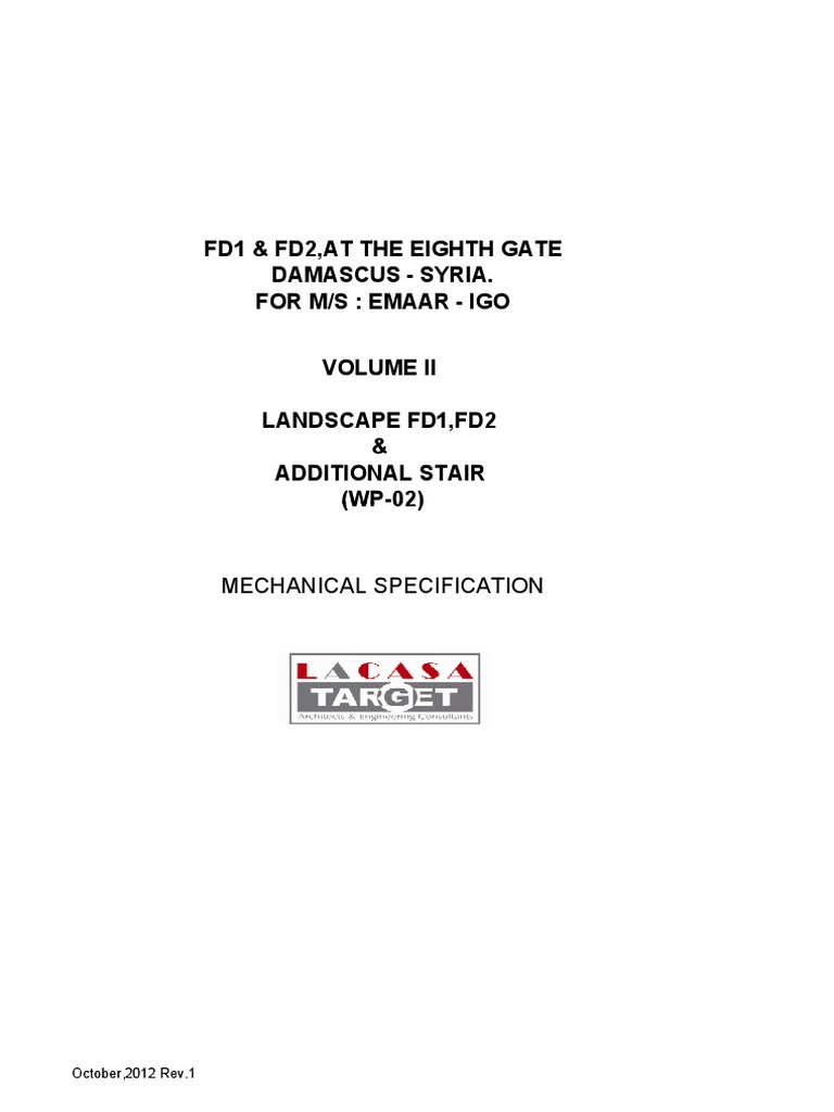 Mechanical Specification | PDF | Pipe (Fluid Conveyance) | Welding
