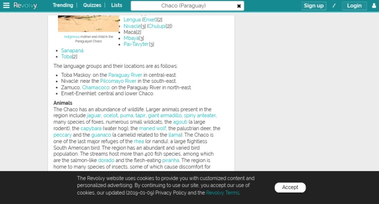 Chaco (Paraguay) - Revolvy | PDF | Nature