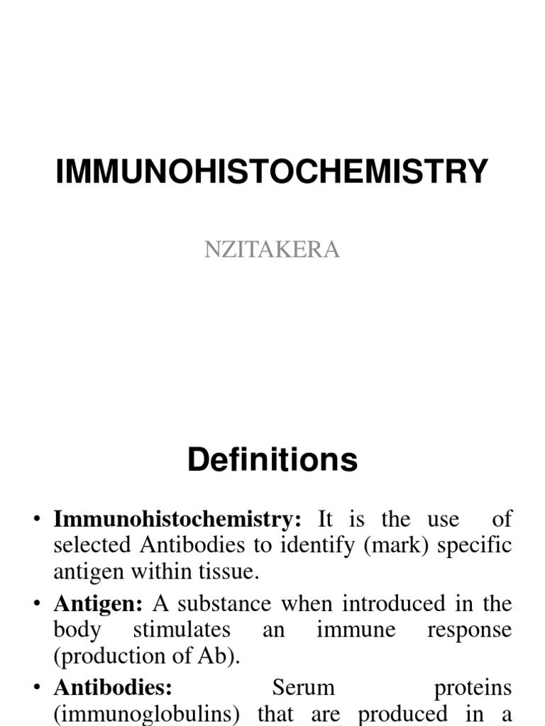 Ihc PDF | PDF | Immunohistochemistry | Antibody