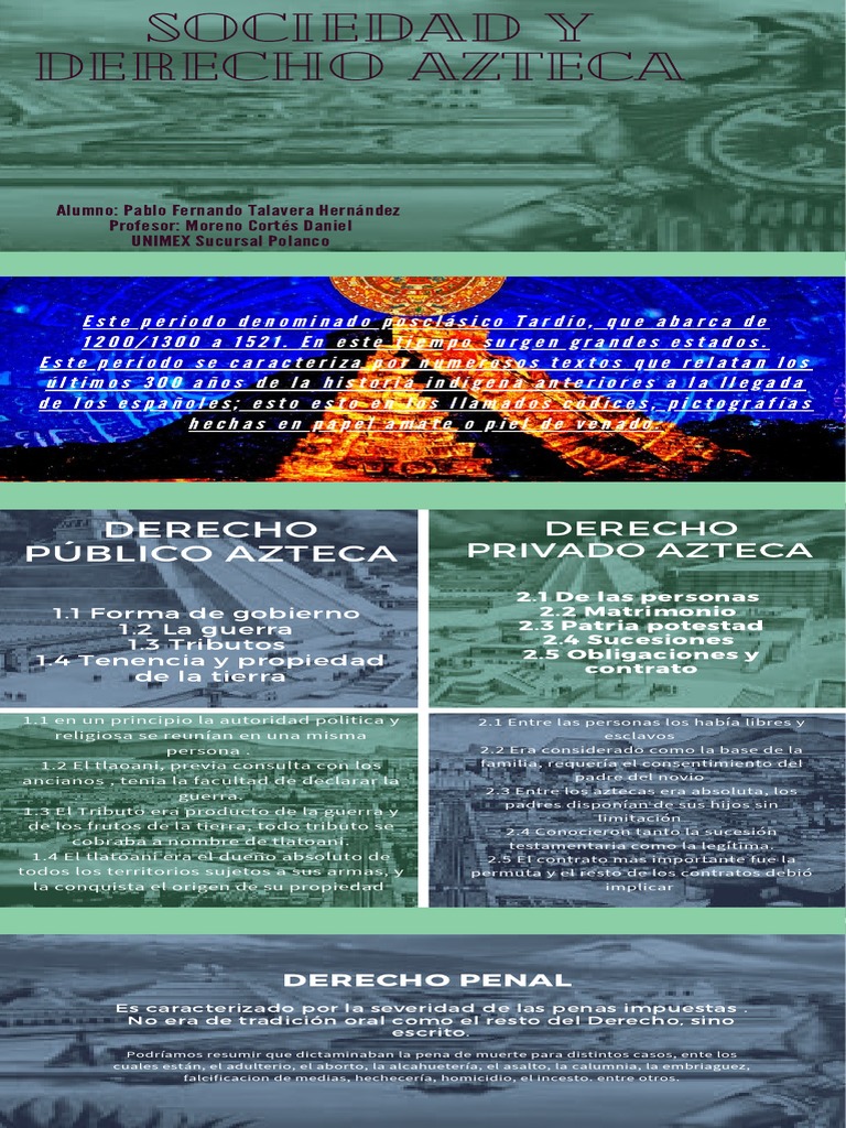 Derecho Azteca | PDF | Gobierno | Instituciones sociales