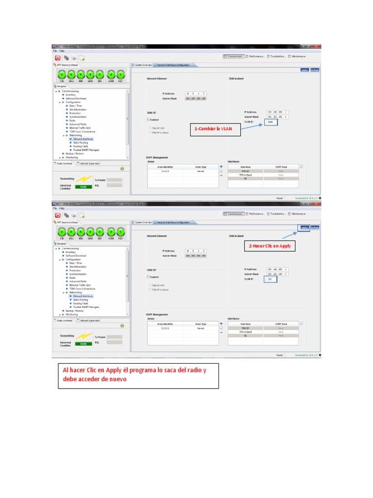Paso A Paso Gestion Alcatel Mpr-E | PDF | Telecomunicaciones | ciberespacio