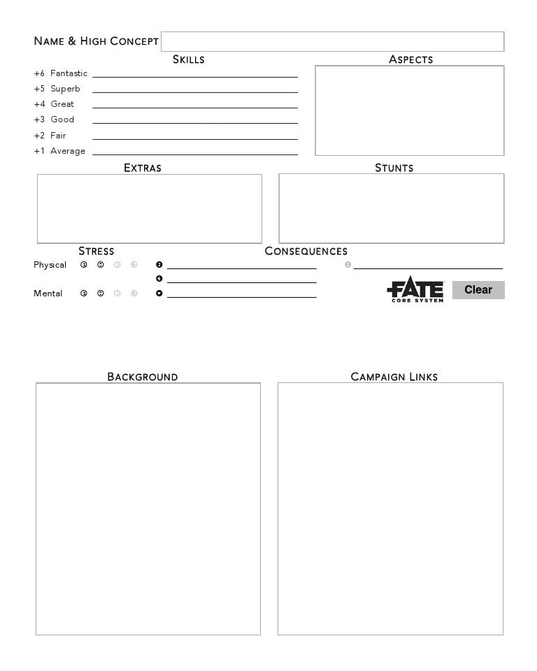 Fate Named NPC Card PDF | PDF | Finance & Money Management