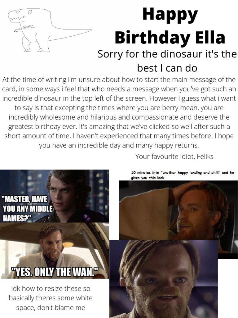 Happy Birthday Ella | PDF