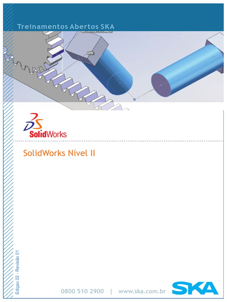 Apostila SolidWorks Nível II | PDF | Extrusão | Cálculo