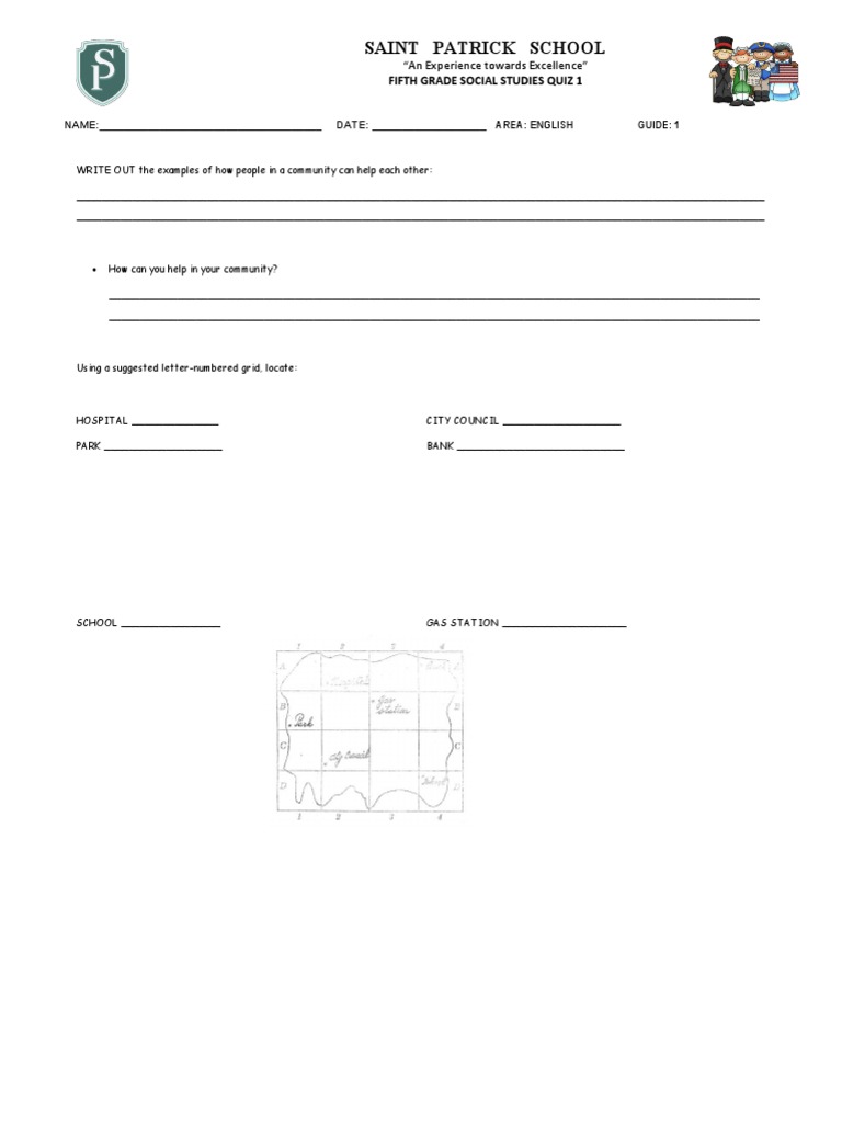 Social Studies Quinto Quiz 1 | PDF
