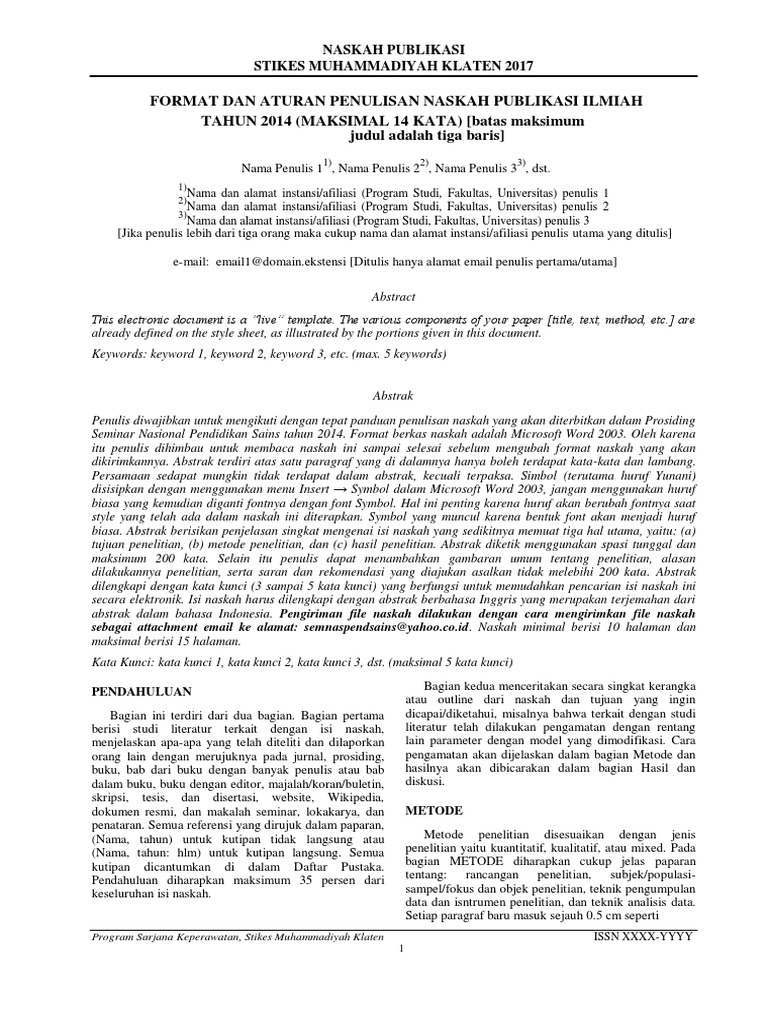 Panduan Manuskrip | PDF | Metode & Bahan Ajar