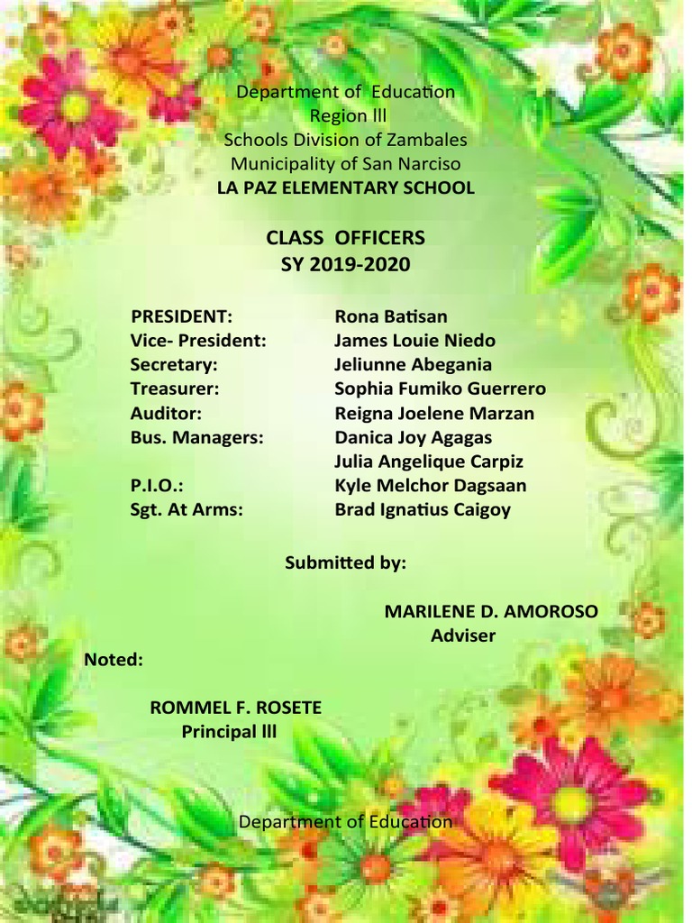 Class Officers | PDF