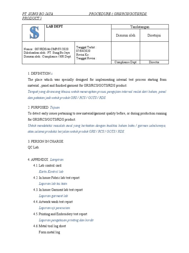 SOP Lab Dept | PDF | Teknologi & Rekayasa | Komputer