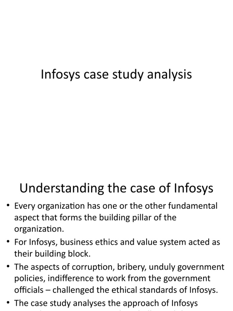 Infosys Case Study Analysis | PDF | Bribery | Initial Public Offering