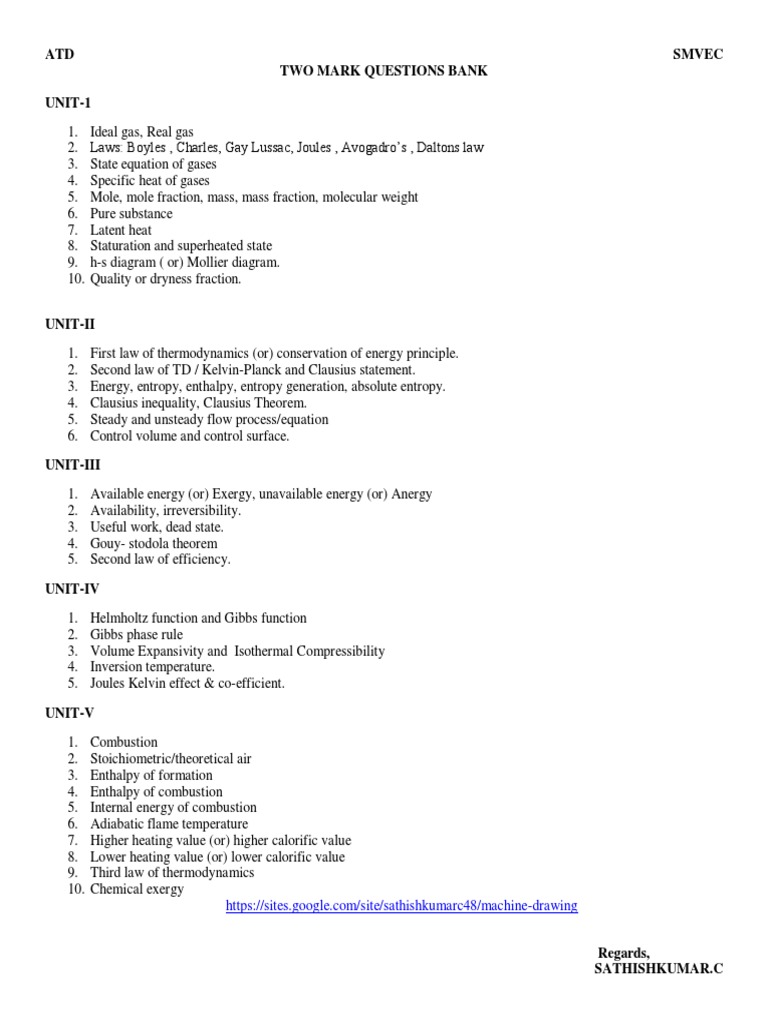 ATD Two Mark Questions | PDF