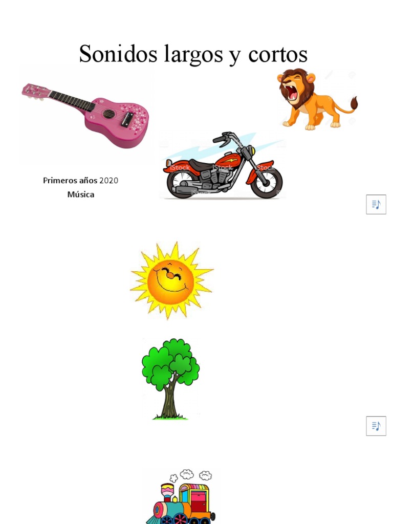 1° MÚSICA Sonidos Largos, Cortos Evaluacion Formativa | PDF