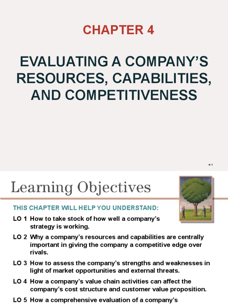 Evaluating A Company'S Resources, Capabilities, and Competitiveness ...