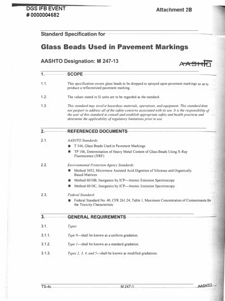 Aashto M 247 - 13 | PDF