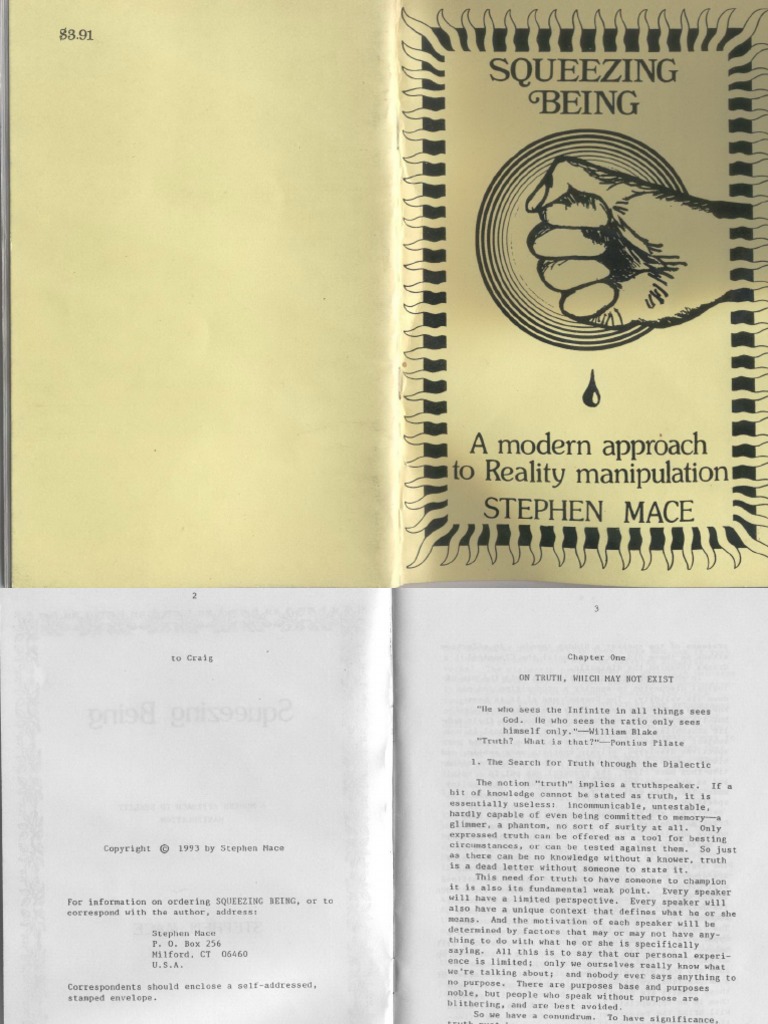 Stephen Mace - Squeezing Being - A Modern Approach To Reality ...