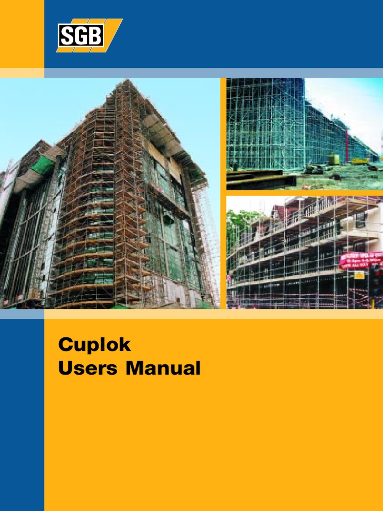 Cuplok User Manual PDF | PDF | Scaffolding | Economic Sectors