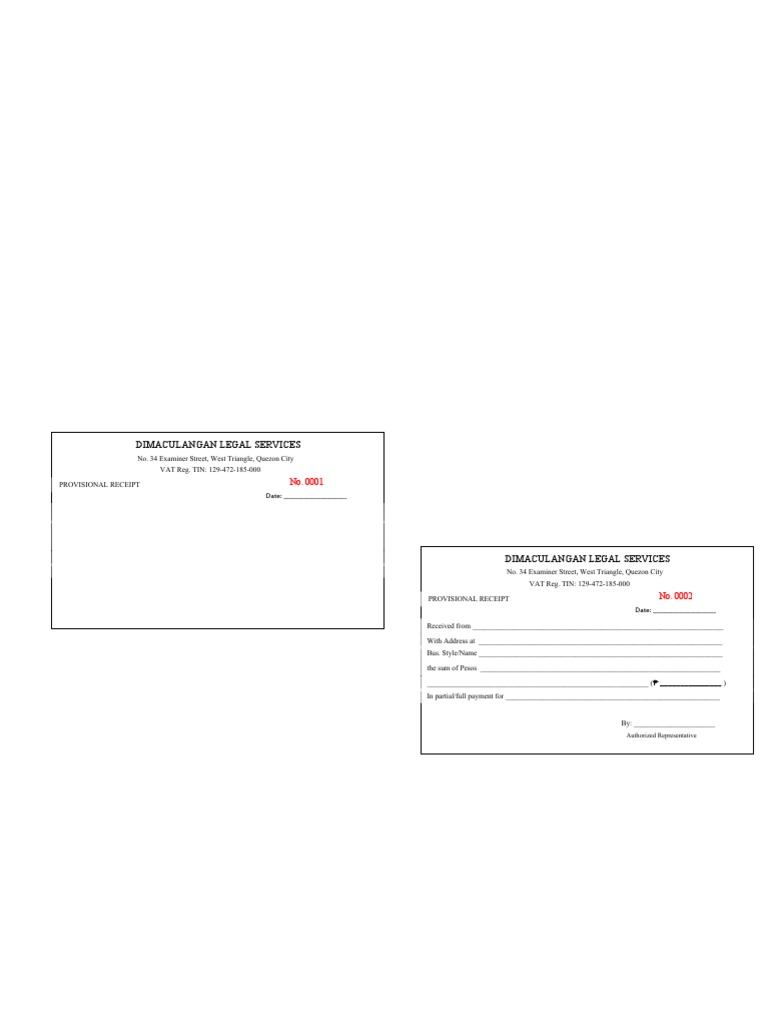 Provisional Receipt | PDF | Financial Markets | Banking