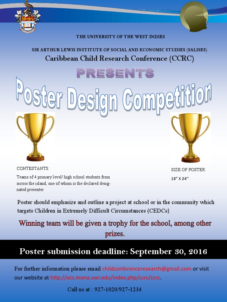 CCRC2016 - Poster Competition Flyer - Revised | PDF | Social Science ...