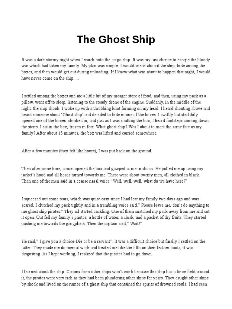Ghost Ship | PDF