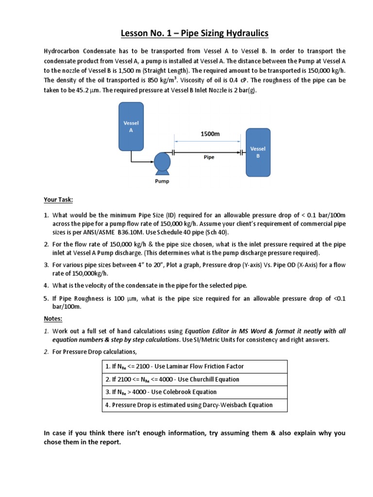 Line Sizing Solution | Download Free PDF | Reynolds Number | Liquids