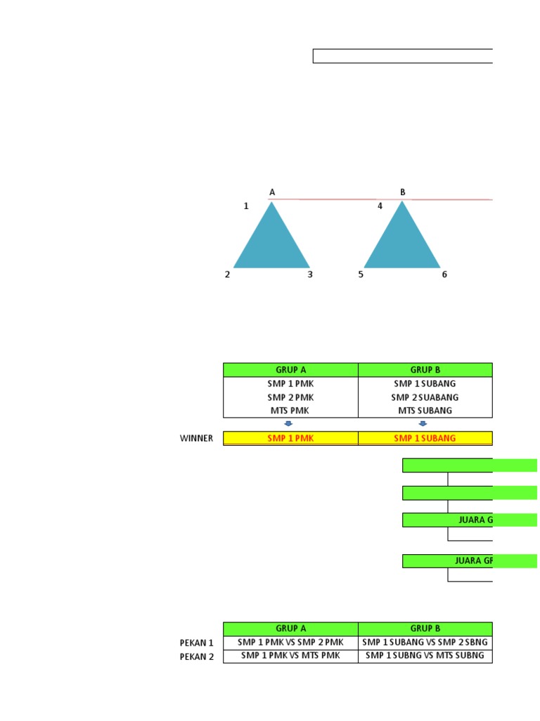 Bagan 16 Tim Sisitem Campuran | PDF