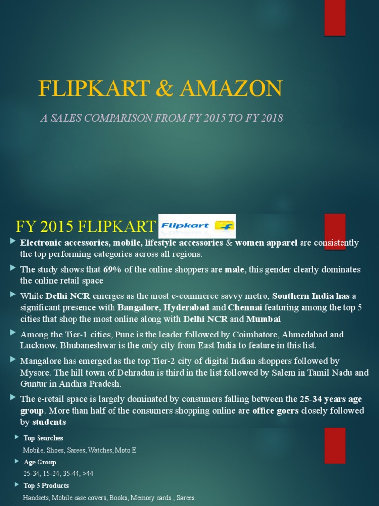 Flipkart & Amazon | PDF | E Commerce | Business
