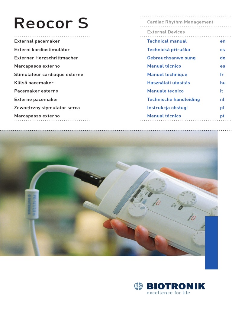Marcapasos Externo Reocor S | PDF | Artificial Cardiac Pacemaker ...