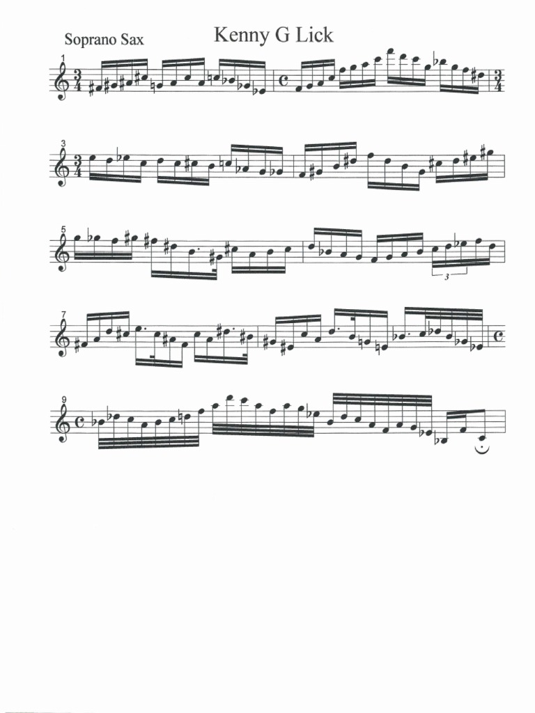 Learn about soprano sax player Kenny Glick | PDF