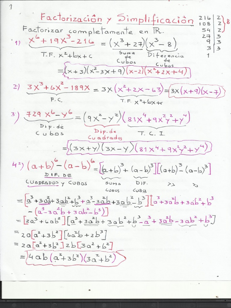 Factorización y Simplificación.pdf